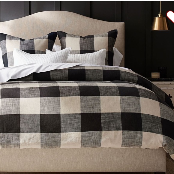 Pottery Barn | Bedding | Pottery Barn Bryce Buffalo Check Duvet And ...